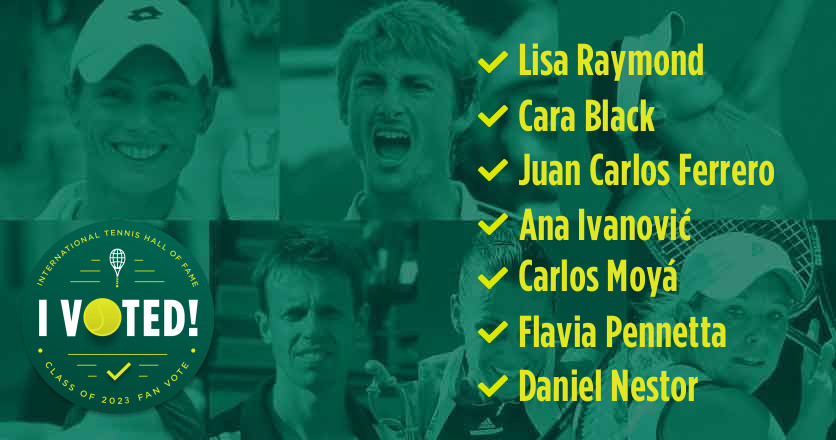 International Tennis Hall of Fame Fan Voting